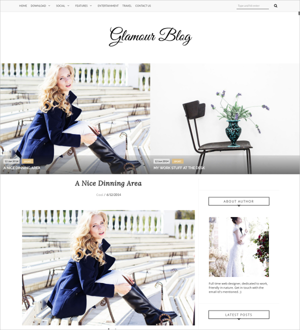 17+ Free Blog Templates & Themes