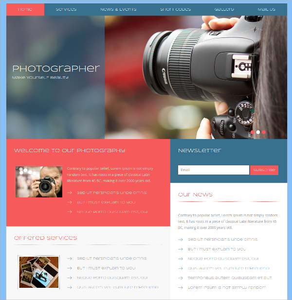 20+ Free Website HTML Themes & Templates
