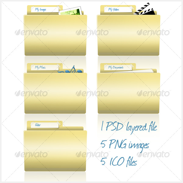 63+ Outstanding Collection of Folder Icons | Free & Premium Templates