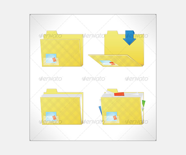 63+ Outstanding Collection of Folder Icons | Free & Premium Templates