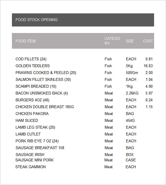 Excel Template - 34+ Excel Documents Download