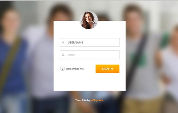 33+ Remarkable HTML & CSS Login Form Templates Download! | Free ...