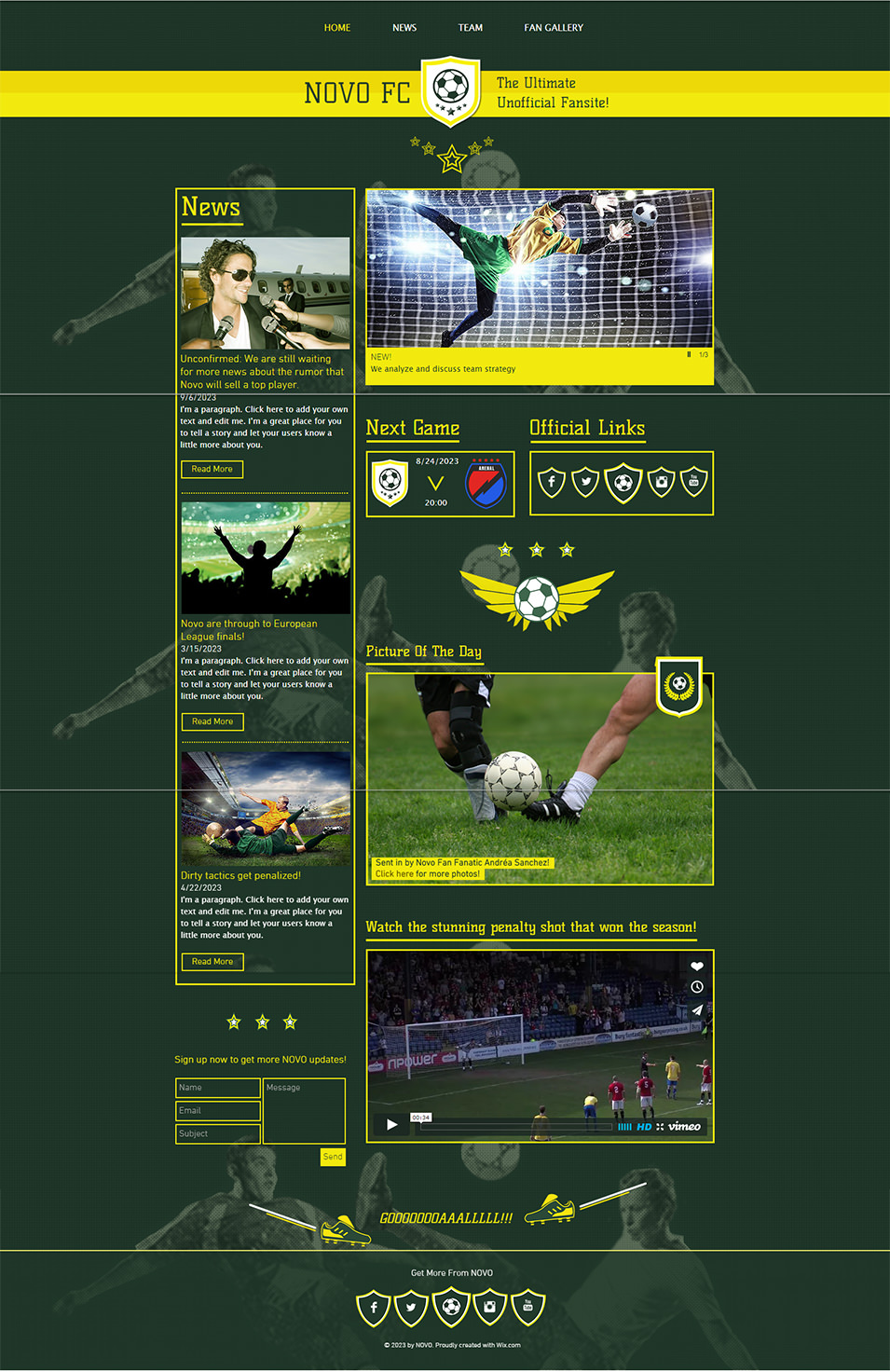 28+ Soccer Club Website Themes & Templates