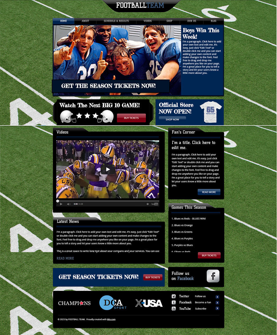 28+ Soccer Club Website Themes & Templates