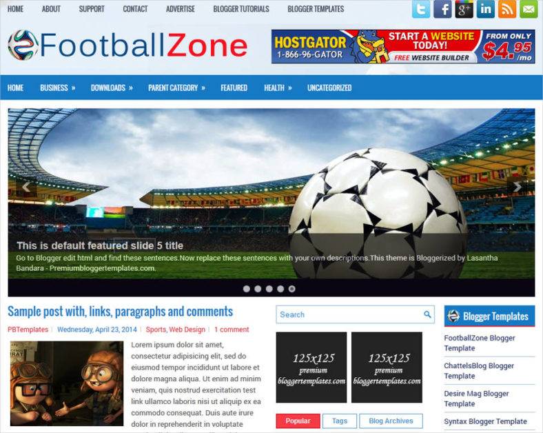 28+ Soccer Club Website Themes & Templates | Free & Premium Templates