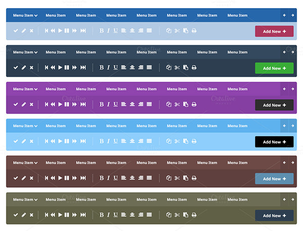 19 Best Web UI Menu Designs | Free & Premium Templates