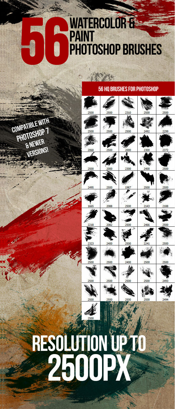 995+ Photoshop Paint Brushes | Brushes