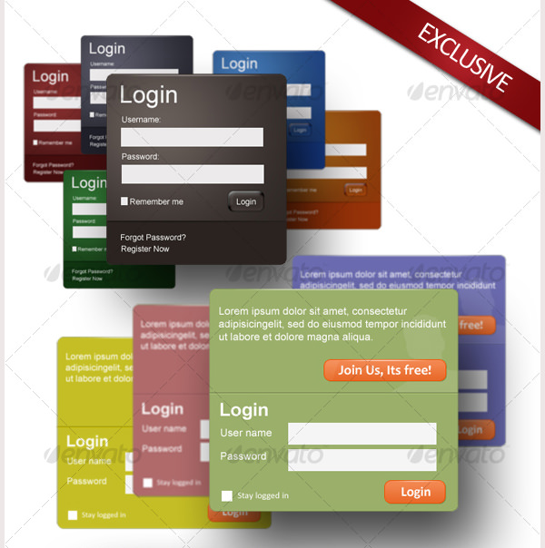 39+ Best Free Form Elements for UI Designers