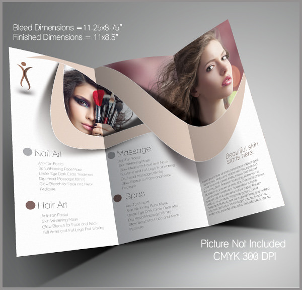 36+ Beauty Parlour Brochure Templates - PSD, InDesign | Free & Premium ...
