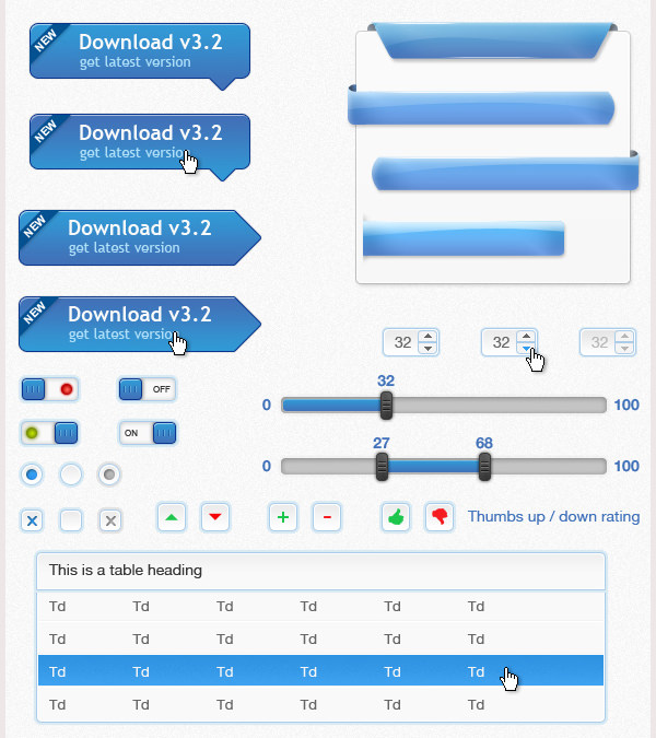 39+ Best Free Form Elements for UI Designers