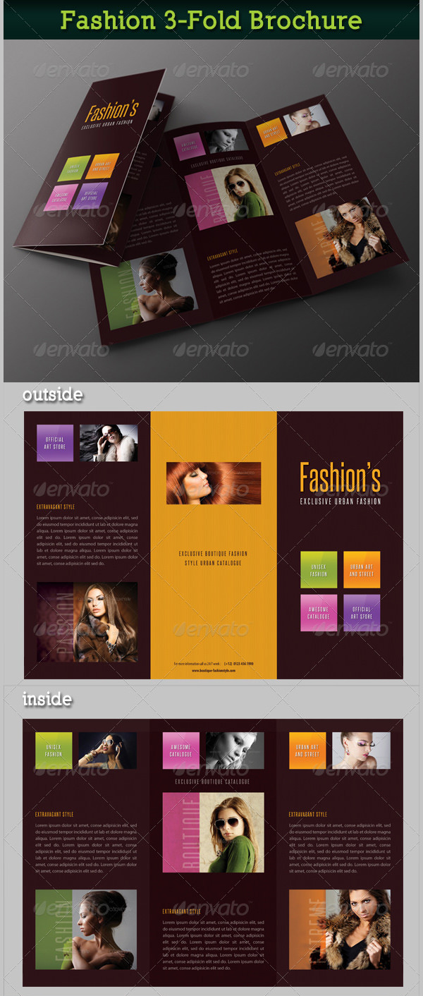Fashion Brochure Template - 52+ Free PSD, EPS, AI, Indesign Format ...