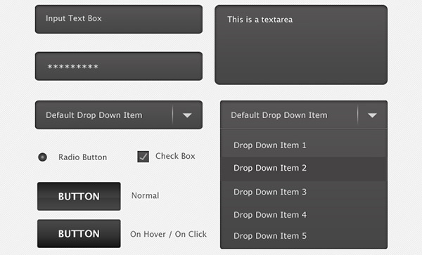 39+ Best Free Form Elements for UI Designers