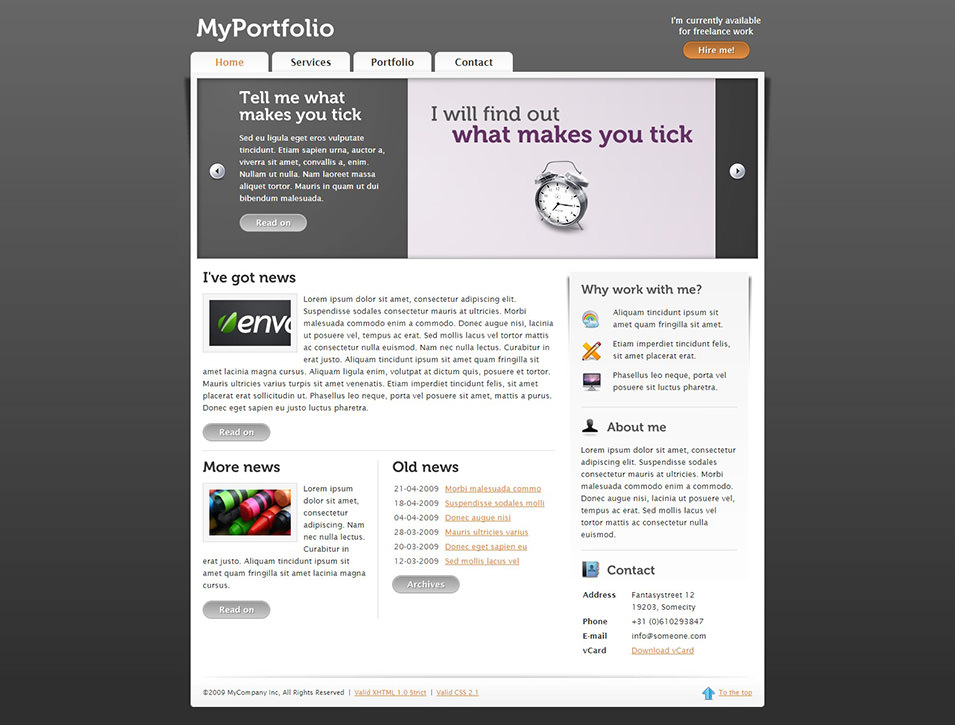 18+ Best Premium jQuery Portfolio Templates for Download