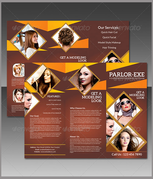 36+ Beauty Parlour Brochure Templates - PSD, InDesign