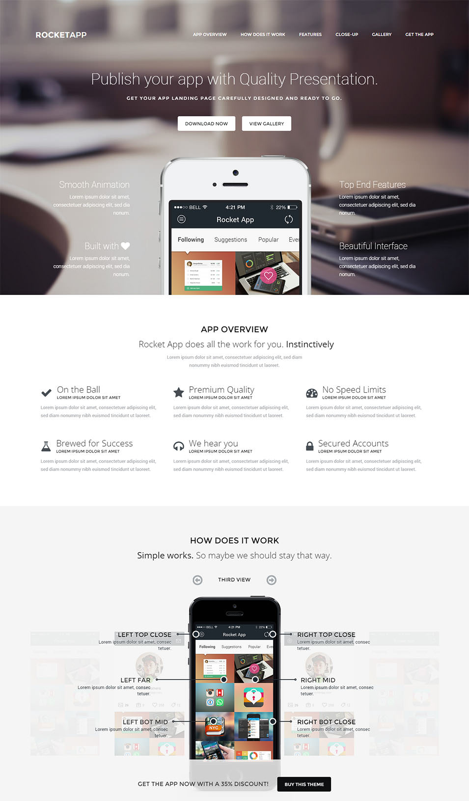 25 Premium Corporate Landing Page Templates For Download | Free