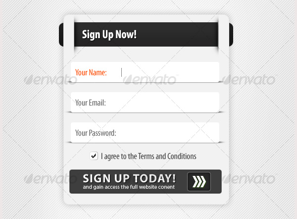 39+ Best Free Form Elements for UI Designers