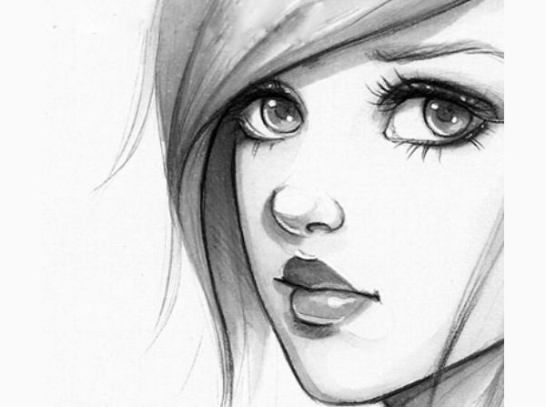 100+ Face Sketches - Pencil Sketches