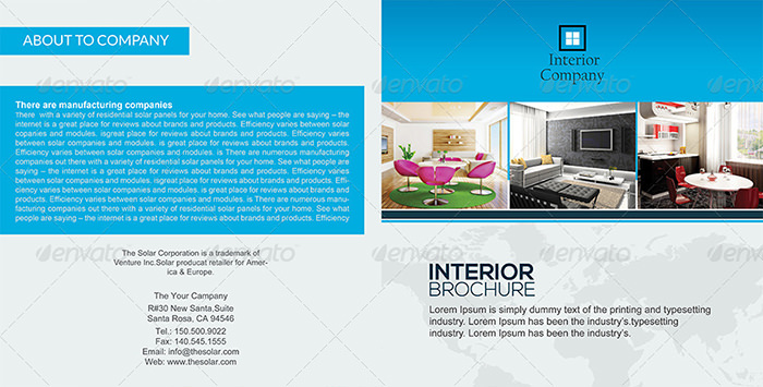 46+ Interior Decoration Brochure Templates - Word, PSD, PDF, EPS ...