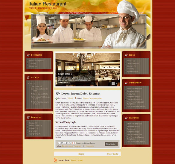 Food, Recipe Blog Website Templates & Themes | Free & Premium