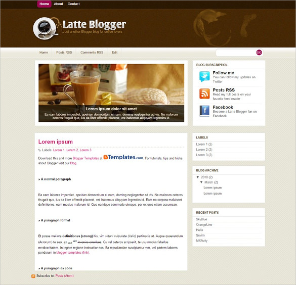 Food, Recipe Blog Website Templates & Themes | Free & Premium