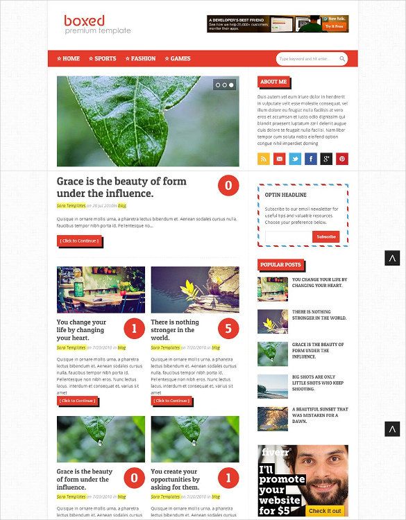30+ Best SEO Blog Templates | Free & Premium Themes