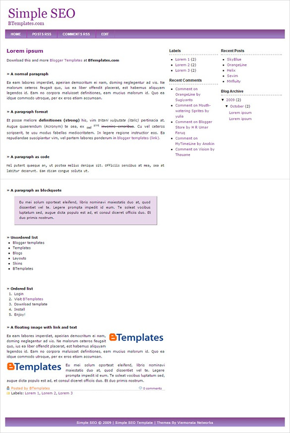 30+ Best SEO Blog Templates | Free & Premium Themes