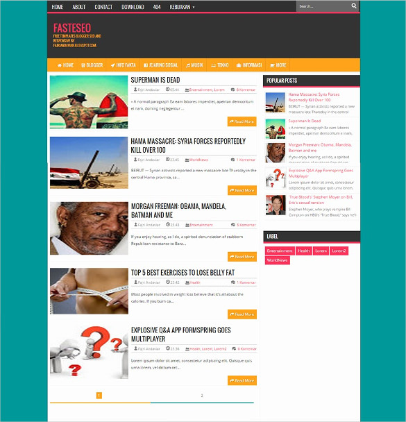 30+ Best SEO Blog Templates | Free & Premium Themes