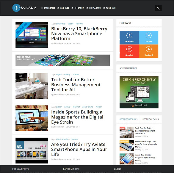 30+ Best SEO Blog Templates | Free & Premium Themes