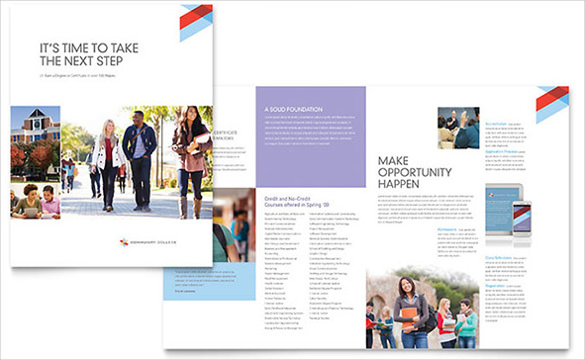 College Brochure Template - 45+ Free JPG, PSD, Indesign Format Download ...