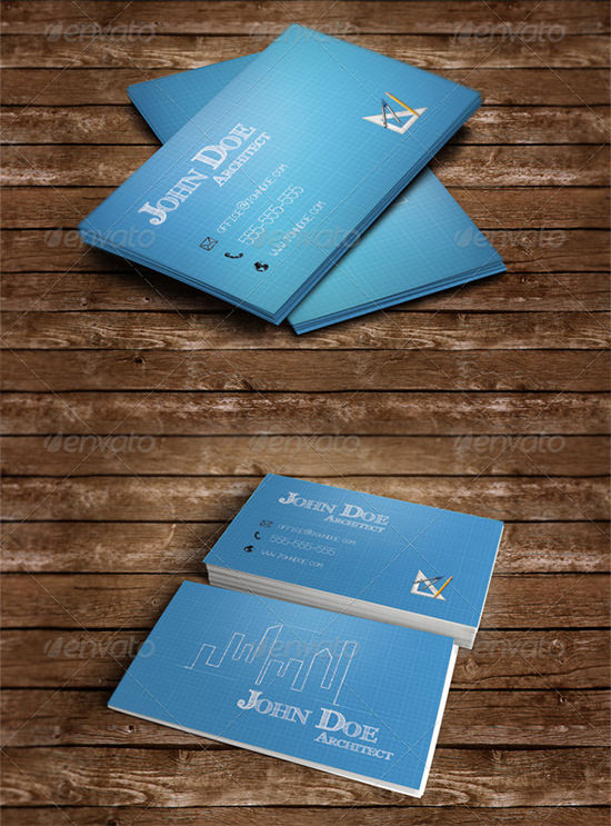 40+ Best Architecture and Construction Business Card Templates - Word ...