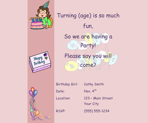14+ Birthday Invitation Email Templates - PSD, EPS, AI, Word