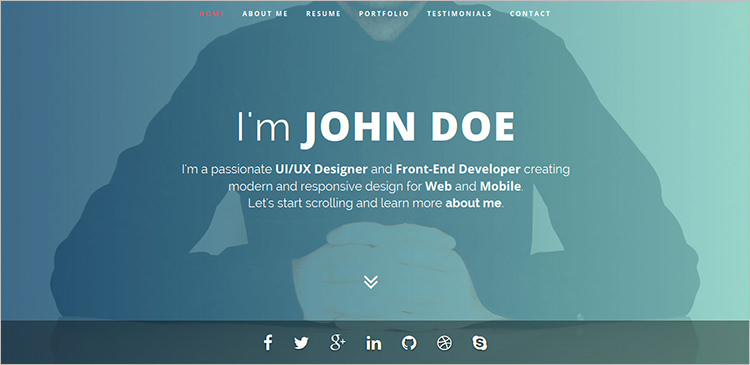 Free 38+ HTML5 Resume Templates - Free Samples, Examples Format Download!