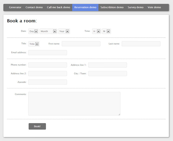 28 Best PHP Contact Form Templates