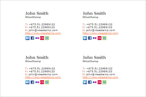 72+ HTML Email Signatures – Download & Use Instantly! | Free & Premium ...