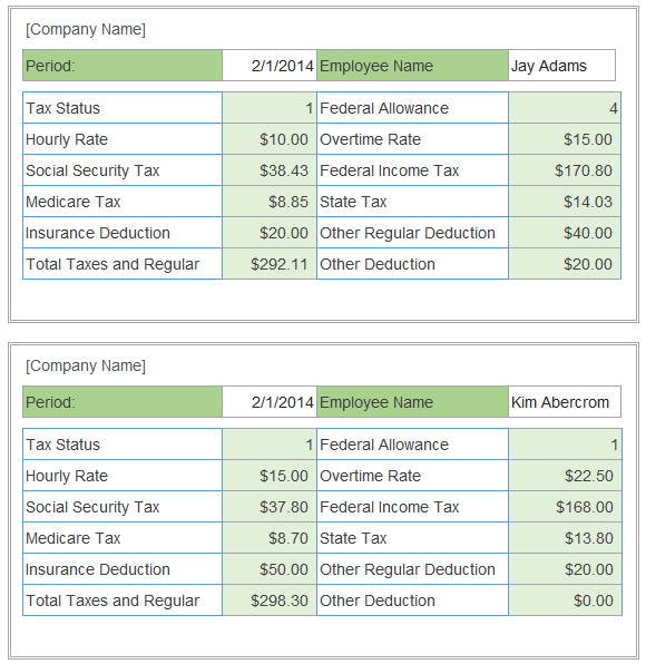 27+ Pay Stub Templates - Samples, Examples & Formats Download!