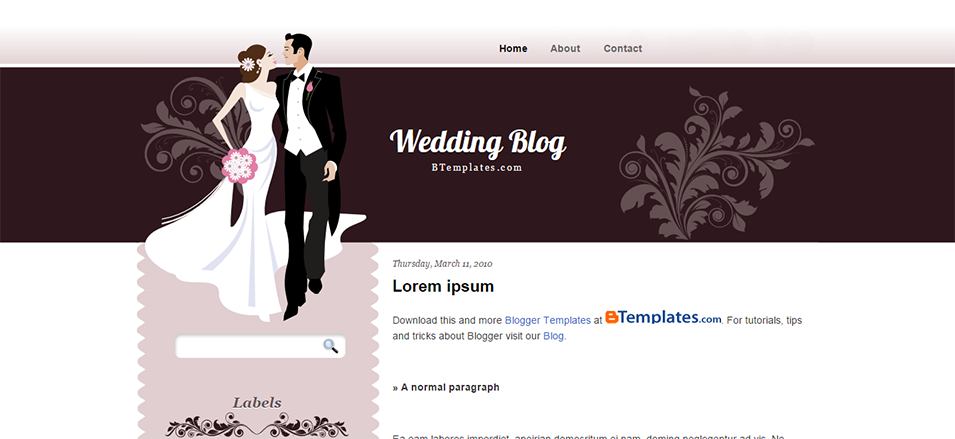 Wedding Blog Website Templates & Themes | Free & Premium