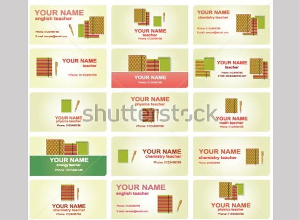 56+ Teachers Business Cards - AI, Ms Word, Publisher