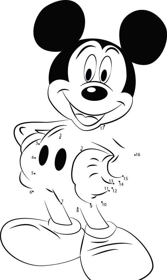 Mickey Mouse Template - Animal Templates