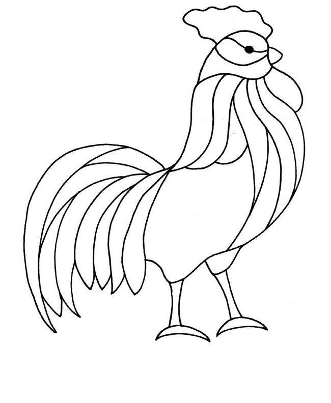 Chicken Template - Animal Templates