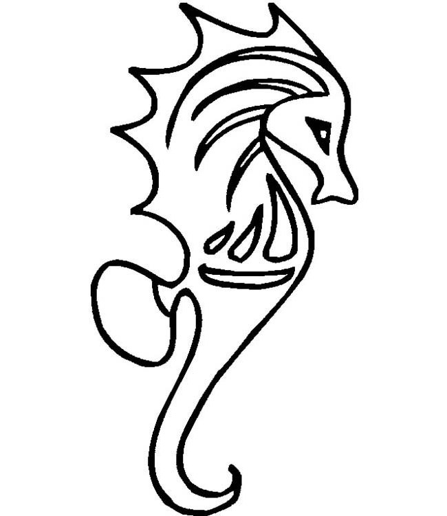 41+ Seahorse Shape Templates, Crafts & Colouring Pages