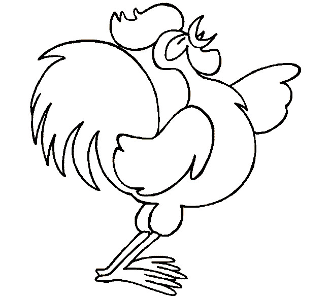 Chicken Template - Animal Templates