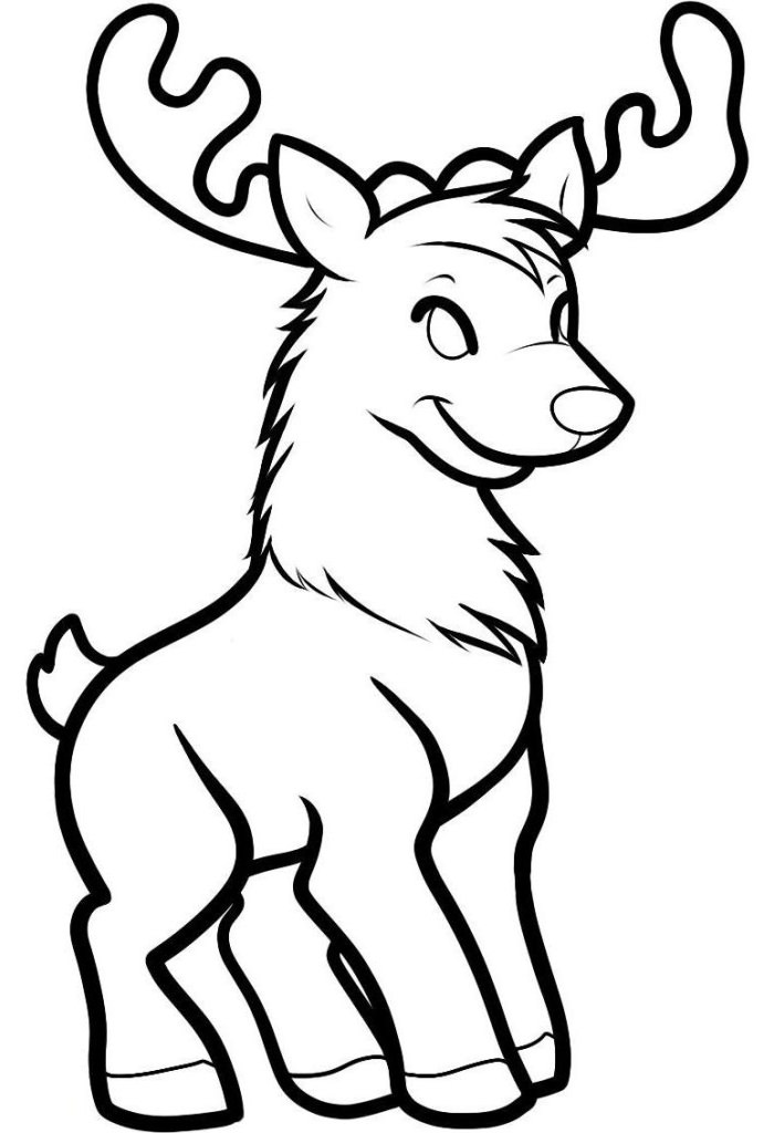 Reindeer Template Animal Templates Free Premium Templates