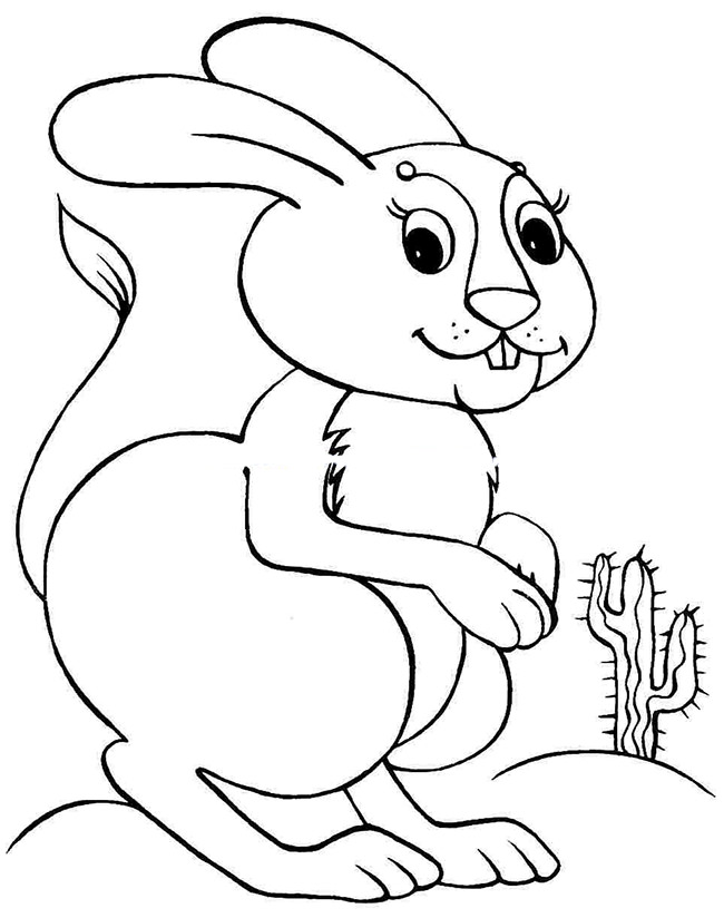 60+ Rabbit Shape Templates and Crafts & Colouring Pages | Free ...