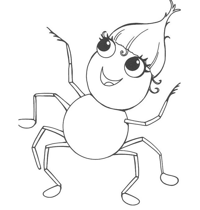 Spider Shape Template - 56+ Crafts & Colouring Pages