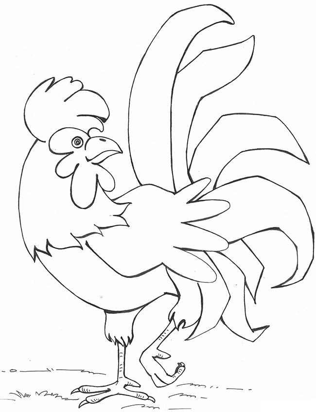 Chicken Template - Animal Templates