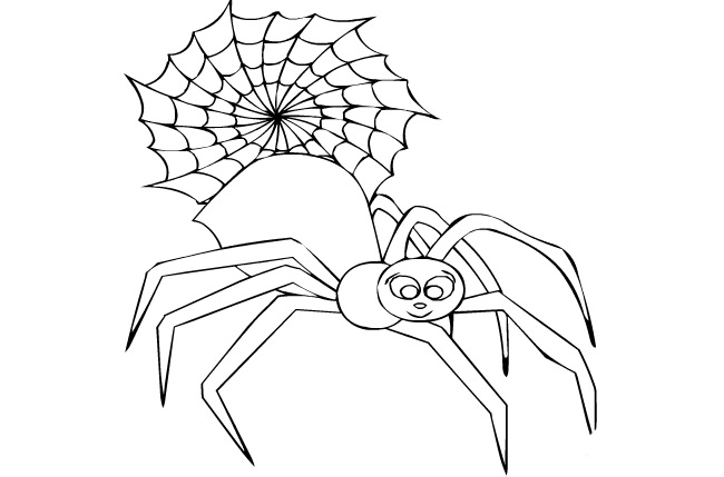 Spider Shape Template - 56+ Crafts & Colouring Pages | Free & Premium ...
