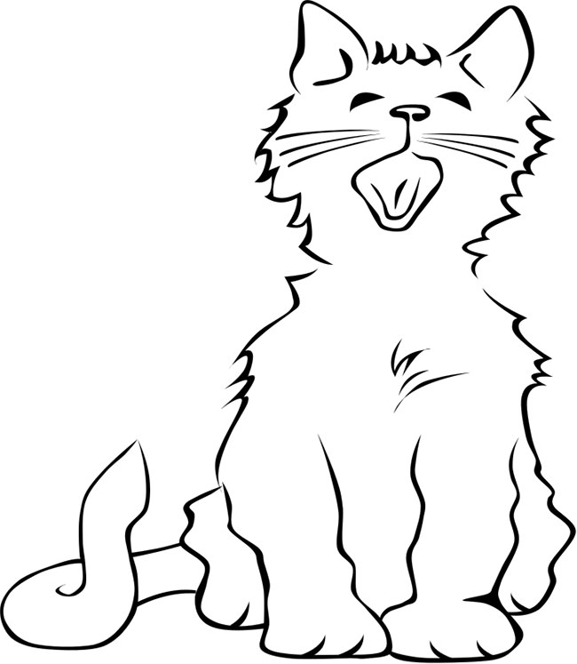 61+ Cat Shape Templates, Crafts And Colouring Pages