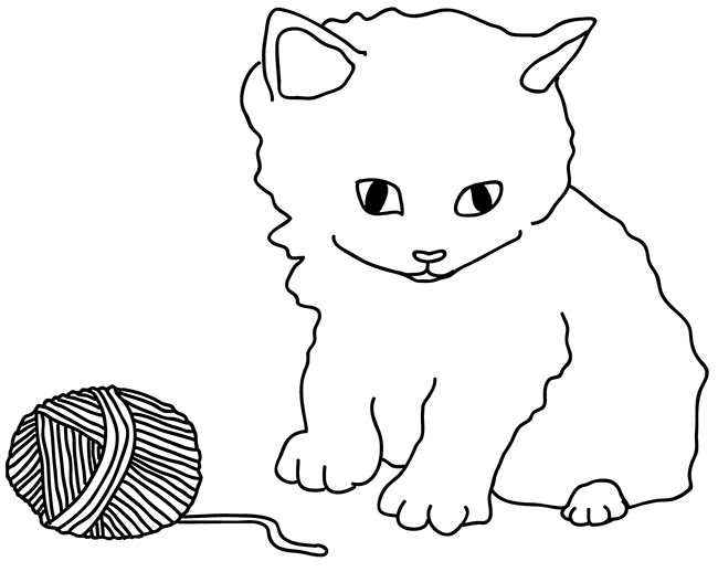 61+ Cat Shape Templates, Crafts And Colouring Pages