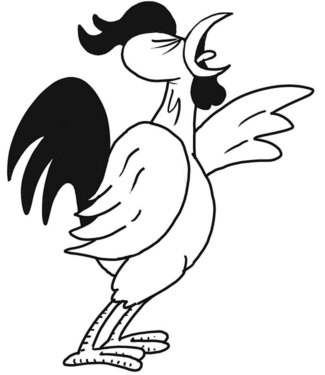 Chicken Template - Animal Templates