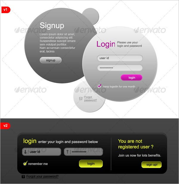 Free 32+ Remarkable HTML & CSS Login Form Templates Download!